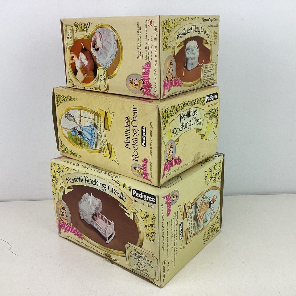 Vintage Pedigree Matilda Doll Accessories/Furniture Bundle 1970’s (T6 ...