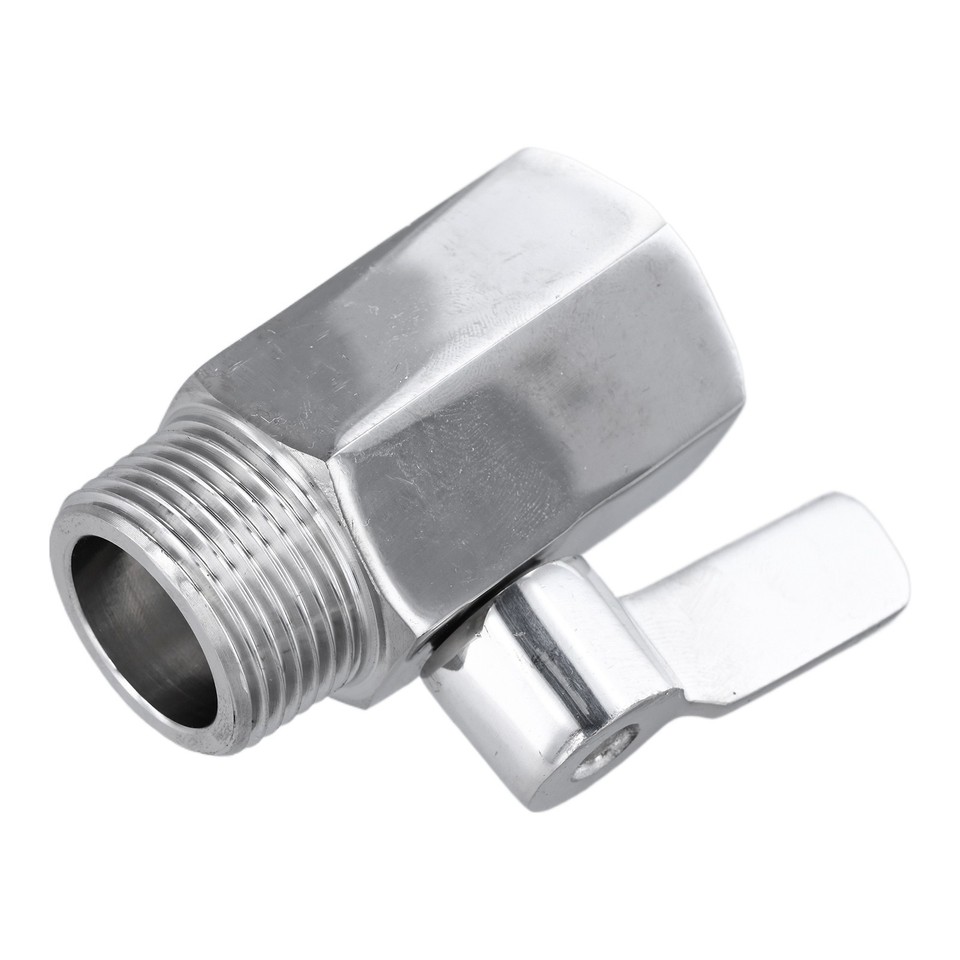 Ball Valve Connector Garden Hose 3/4" Shut Off Valve Thread Easy ...