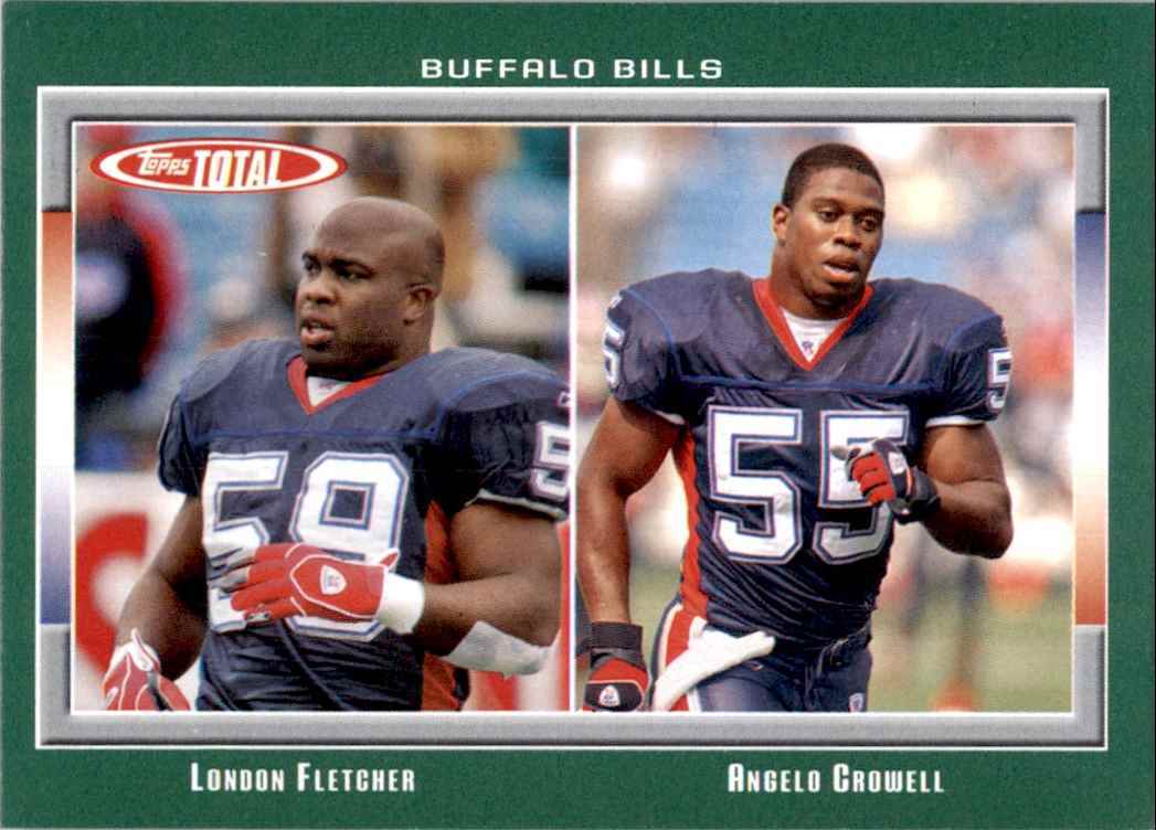 2006 Topps Total London Fletcher Angelo Crowell Buffalo Bills #362 | eBay