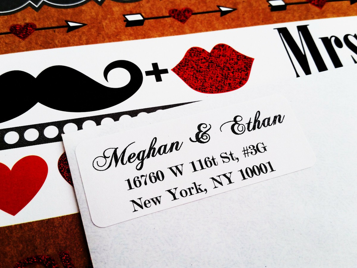 Guest address labels for wedding invitations 60 photos - Astyledwedding.com