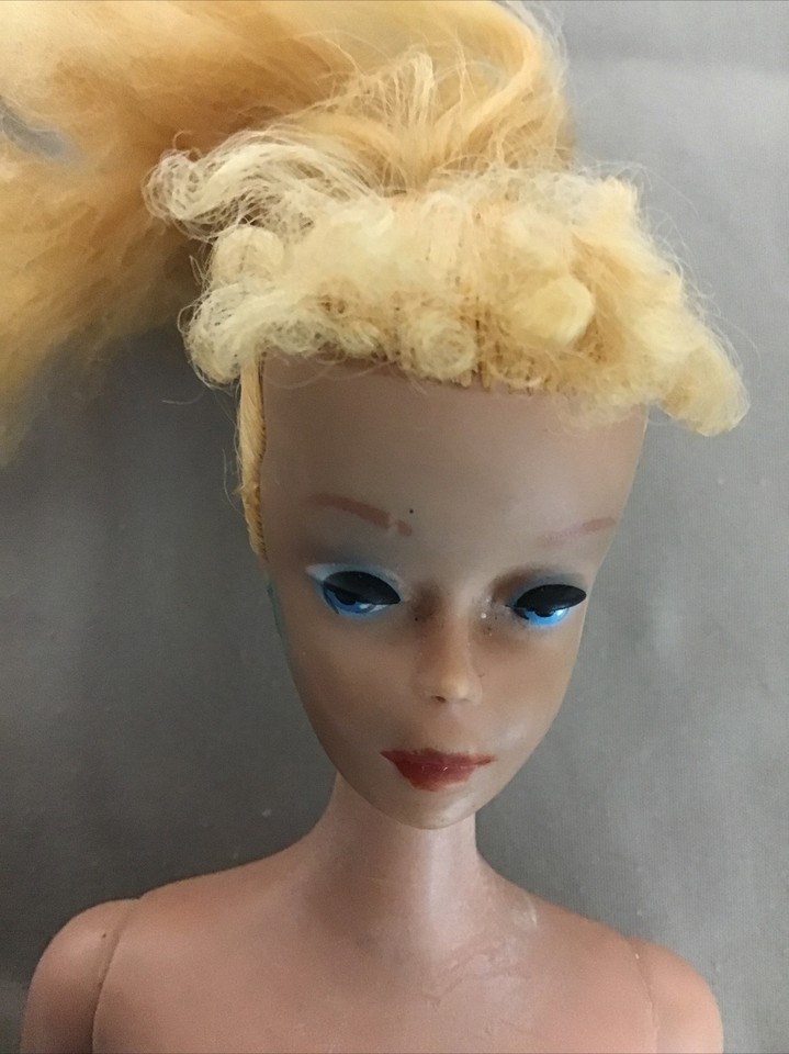 Vintage #4 Ponytail Barbie with Blue Eye Shadow | eBay