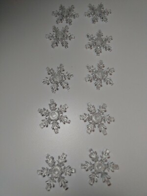 Snowflake Clear Crystal #42409 — 10 Pieces—Custom & Compatible | eBay