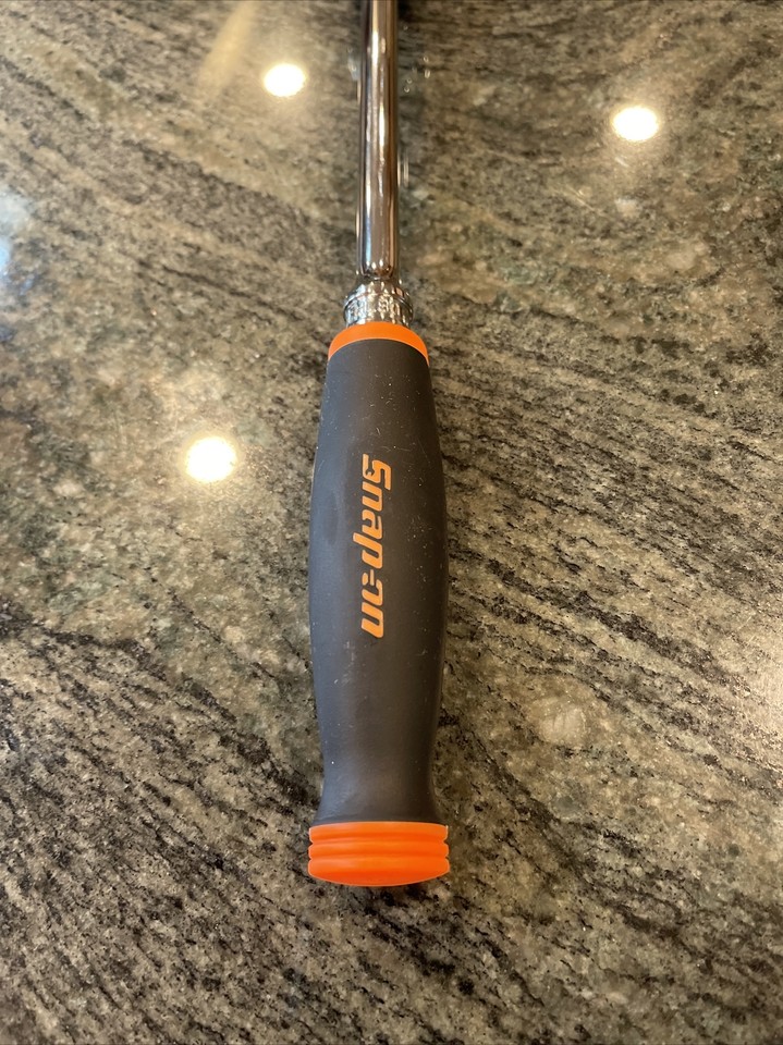 Snap-on fhl80 3/8" drive dual 80 long soft grip ratchet orange | eBay