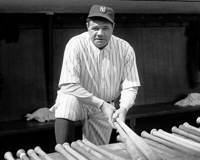 8x10 Photo BABE RUTH New York Yankees All-Star MVP Bronx Bombers Home ...