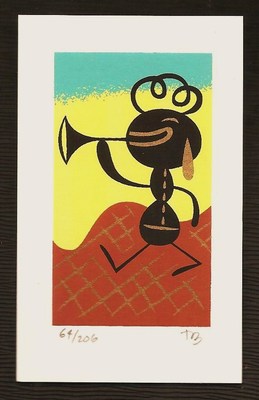 TIM BISKUP 'Invasive... (IPMG) #4', 2005 SIGNED Mini Silkscreen Print ...