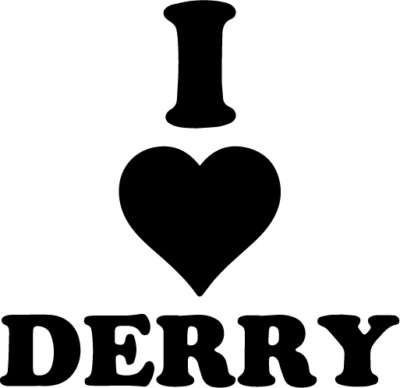 I Heart Derry vinyl decal sticker Stephen King horror novel movie IT 80 ...