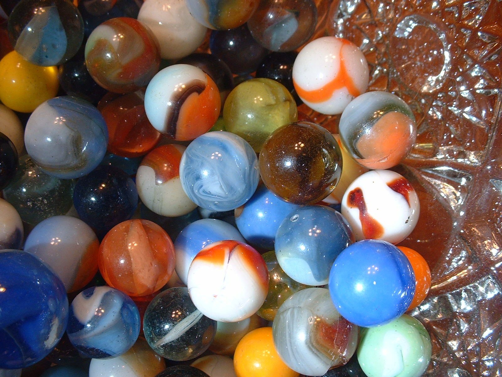 Large Bowl of Vintage Estate Marbles 3 Lbs | eBay