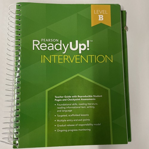 Pearson Ready Up! Intervention Level B Spiral-bound 9780328869817 | eBay