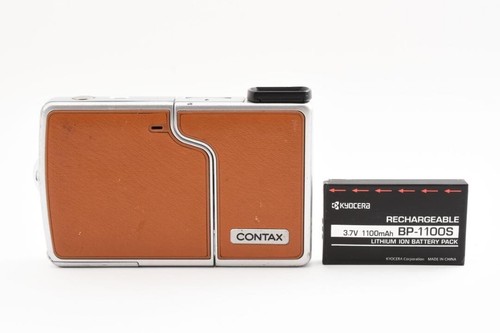 CONTAX U4R Compact Digital Camera Color Camel with Battery | eBay