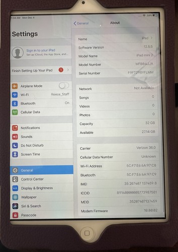 Apple iPad Mini 32 GB Wifi + Verizon Cellular | eBay