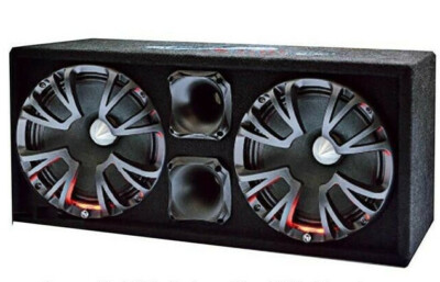 Chuchero 10" Midrange Speaker Box 2 Horn Drivers Audiopipe Loud APHD ...