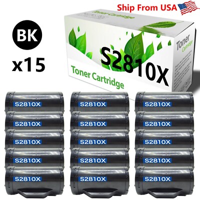 15-Pack Compatible S2810X Toner Cartridge Replacement for H815dw ...