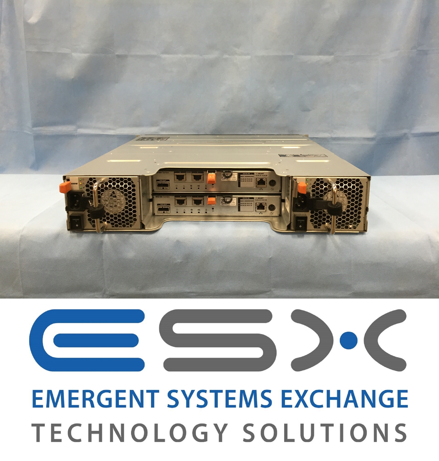 Dell PowerVault MD3620I iSCSI San 24x 1.8tb 10k SAS Rack Rails 10gb/s ...