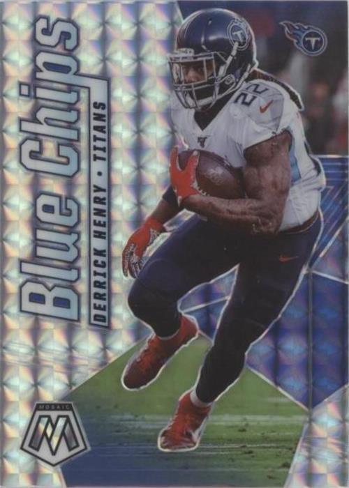 2020 Panini Mosaic - Blue Chips Derrick Henry #BC7 Mosaic Prizm for ...
