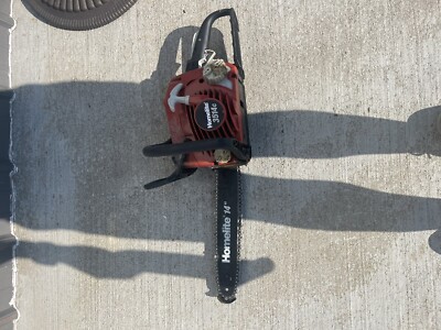 Homelite 3514C 42cc Chainsaw With Plastic Blade Cover Clean Hood ...