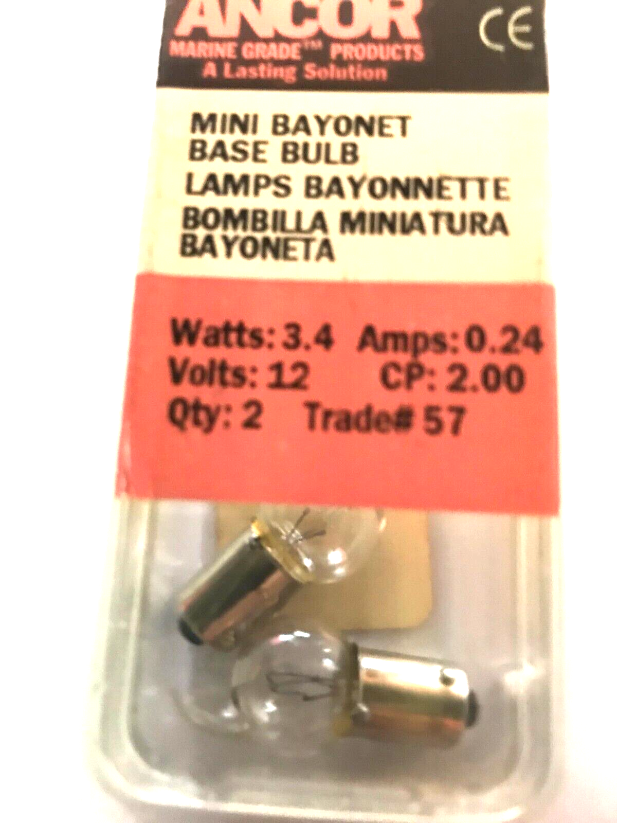 (10) REPLACEMENT BULBS ANCOR 520257 3.78W 12V .27AMPS FREE SHIPPING | eBay