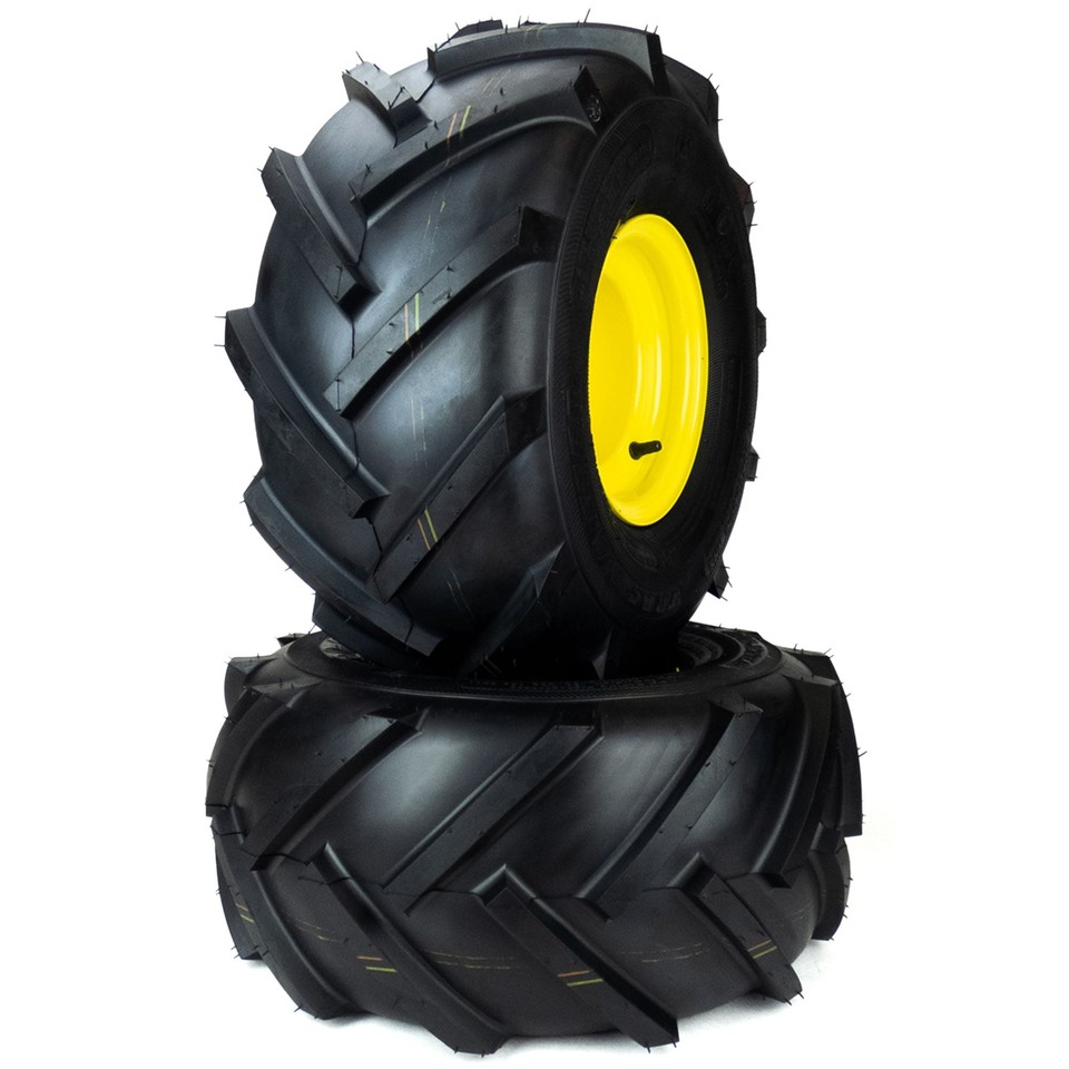 (2) Aggressive Tire Assemblies 20x10.00-8 John Deere 100 Series GY20637 ...