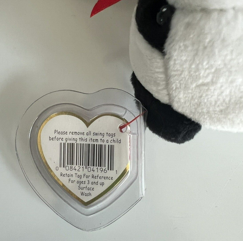 Ty Beanie Baby Fetcher Dog Fortune Panda Whisper Fawn Mooch Monkey 1998 ...