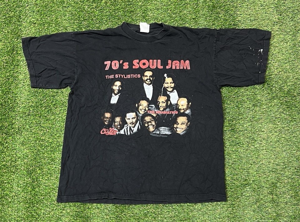 Vintage 2000 VH1 Classic 70s Soul Jam T-shirt Stylistics XL Concert 394 ...