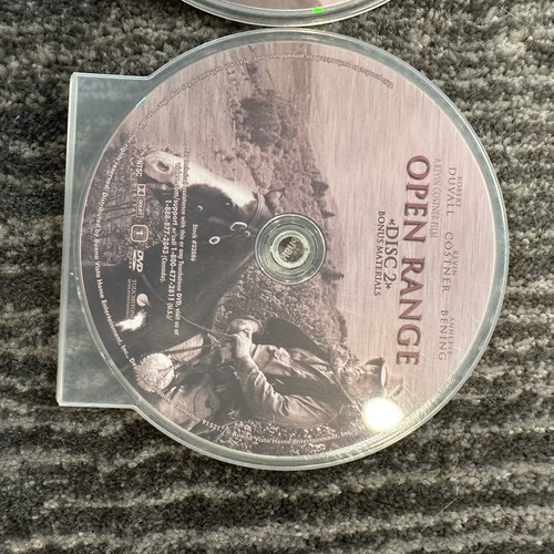 Open Range DVD Set Bonus Kevin Costner Country Film 2 Disc & Clear ...