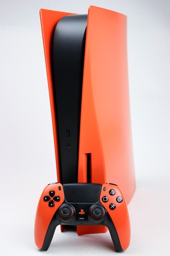 Custom Sony PS5 Console – Orange | Blu-Ray Disc Edition | PlayStation 5 ...
