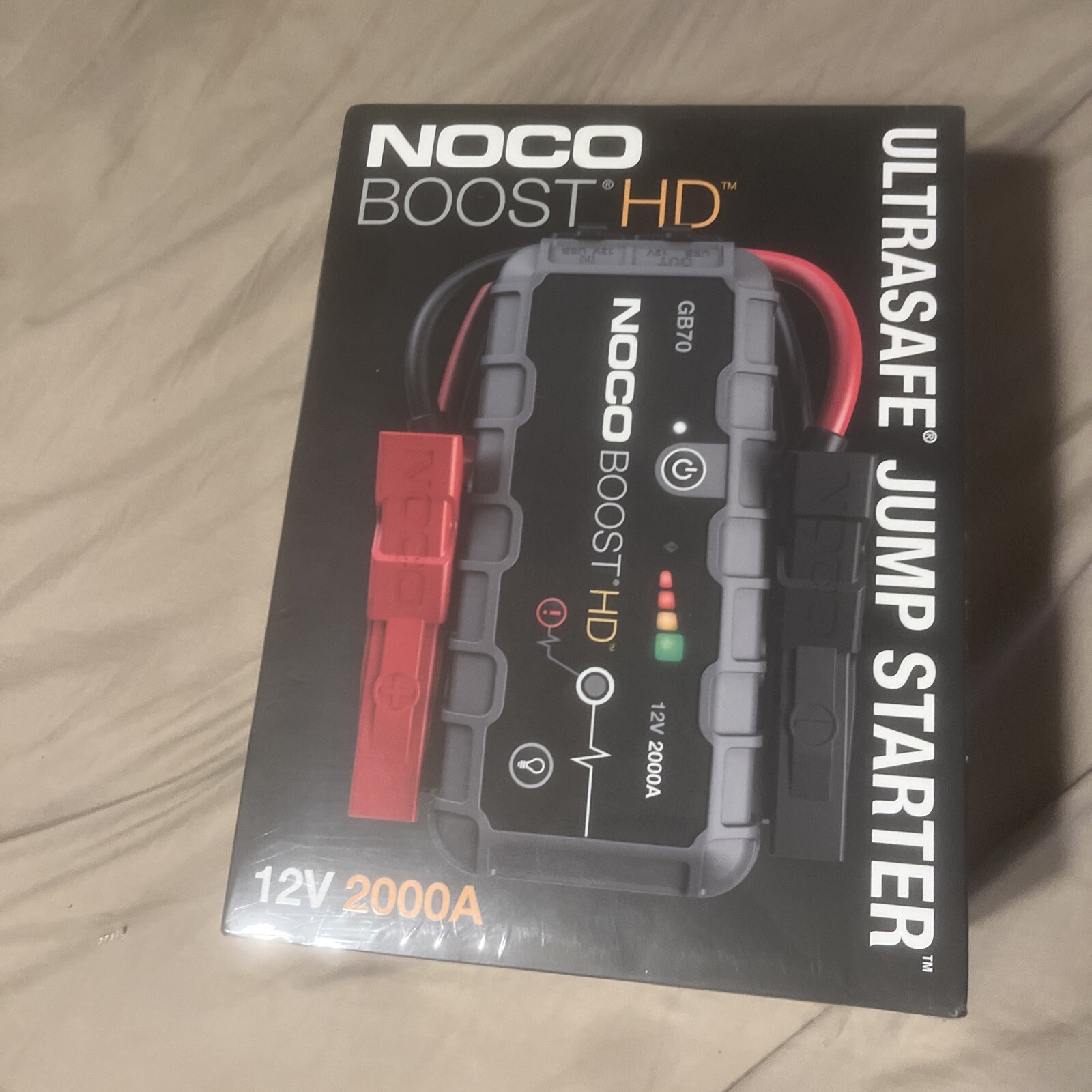 NOCO GB70 Boost HD Jump Starter - 12V UltraSafe Lithium Portable Power ...