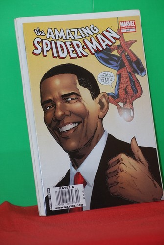 Amazing Spider-Man #583 NEW 2nd Print Newsstand Barack Obama Cover ...