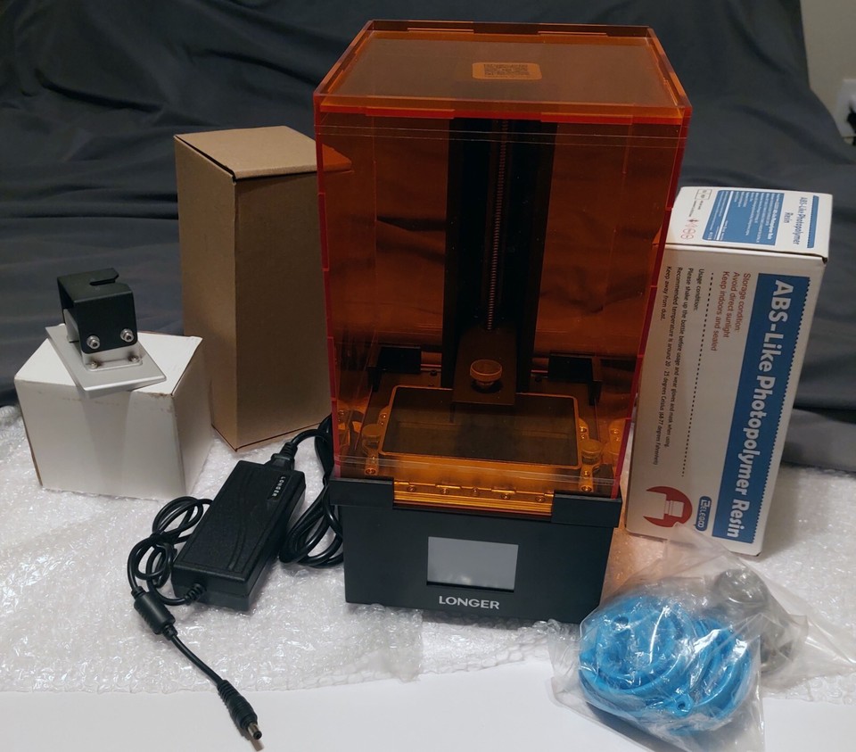 Longer Orange 10 LCD 3D Printer (Affordable) SLA 3D Printer UV Resin ...
