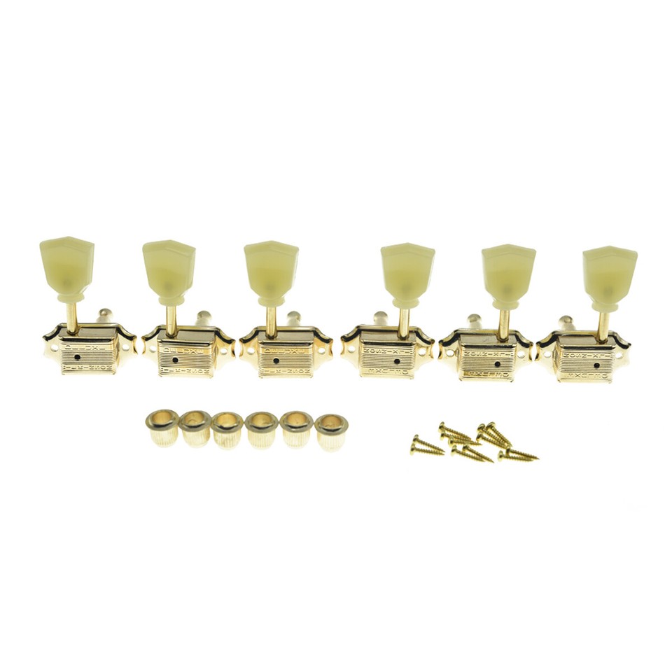 Wilkinson 3x3 Deluxe Vintage Guitar Tuners With String through Post For ...