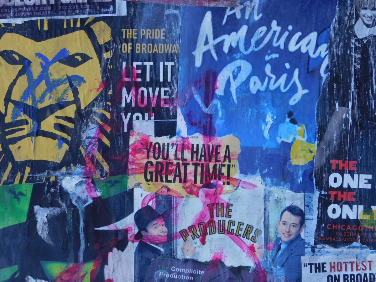 Broadway Musicals Collage