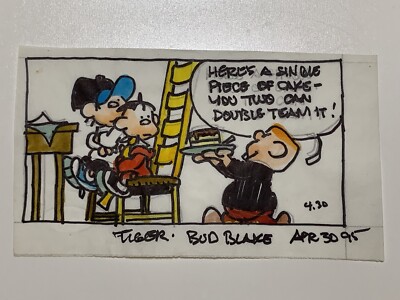 Bud Blake Comic Strip Tiger Signed Autograph Art Sketch PSA DNA j2f1c ...