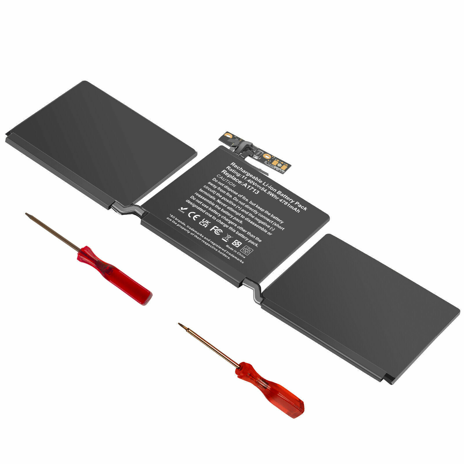 A1713 A1708 Battery For MacBook Pro 13" Late 2016 Mid 2017 EMC 2978 EMC ...
