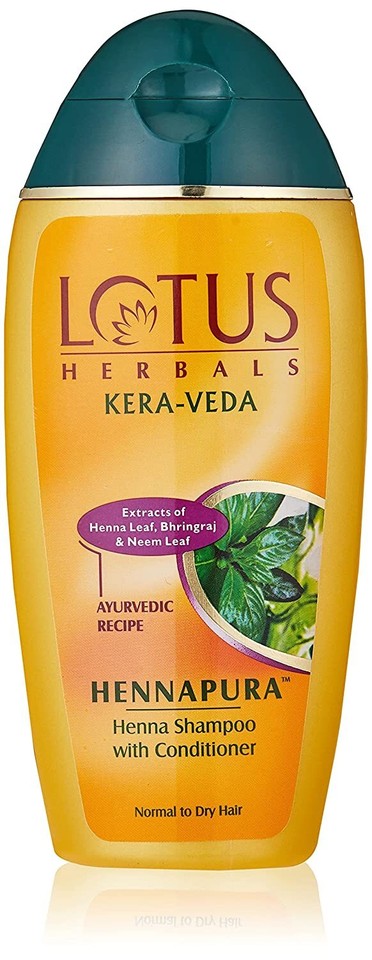 Lotus Herbals Kera-Veda Hennapura Henna Shampoo With Conditioner 200ml ...