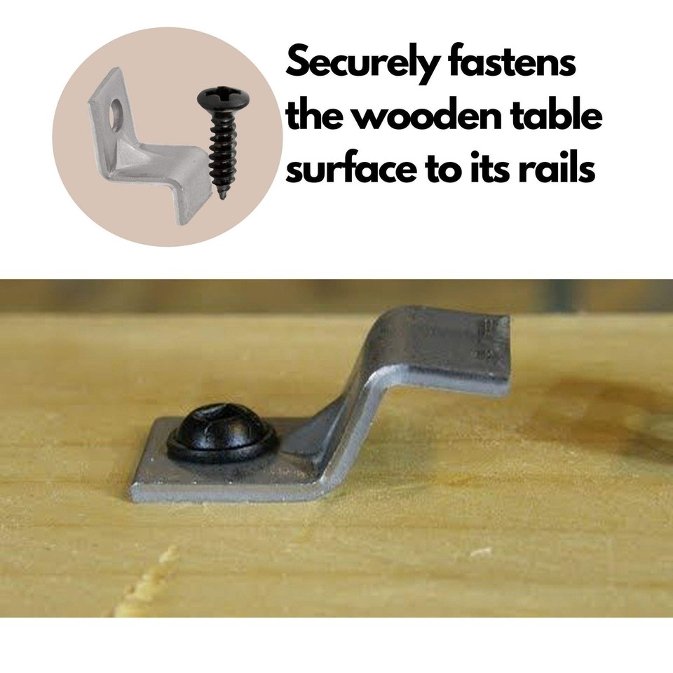 40 Pack Z Table Top Fasteners with Screws, Heavy Duty Z Table Top ...