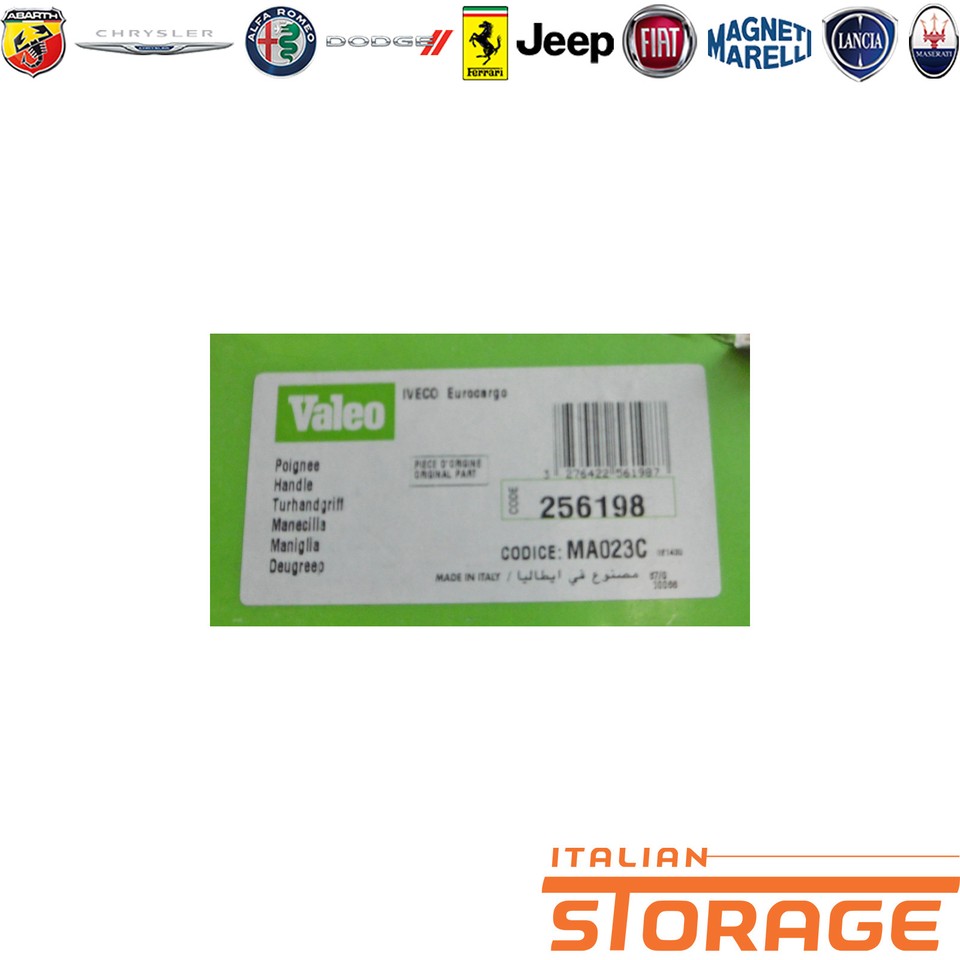 Pour Iveco Eurocargo IV Poignée Port avec Clé Nouveau VALEO 256198 ...