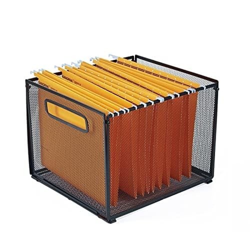 Letter-size Hanging Folder Organizer,Metal Mesh Hanging File Folder Box ...