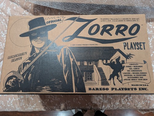 Barzso Zorro Playset Complete VHTF | eBay