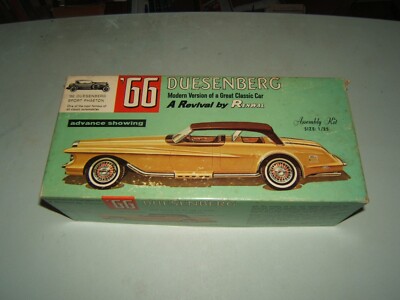 A REVIVAL BY RENWAL '66 DUESENBERG KIT #103 1/25 SCALE ONCE BUILT | eBay