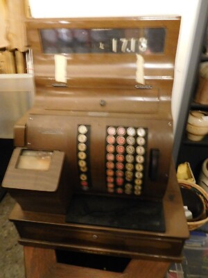 Amazing Antique Complete 1920's National Cash Register ~ Metal | eBay