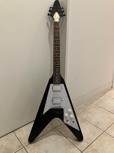 Flying V Electric Guitar, Custom Setup, Great Sound, Used | eBay