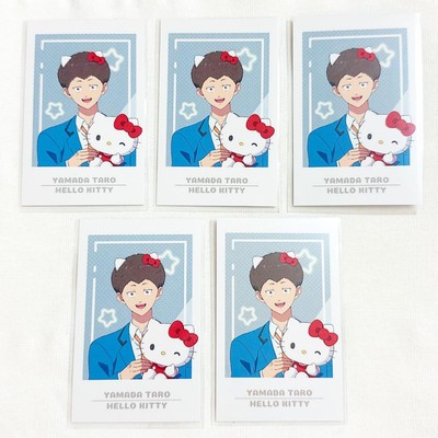 Sanrio Characters Visual Card Set Yamada Taro Official Anime Merch 5pcs ...