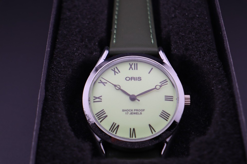 Oris Vintage Hand Winding Mechanical 17 Jewels Men's Wrist Watch ...