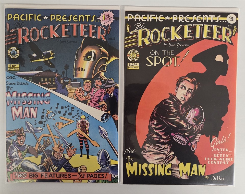 DAVE STEVENS ONLY Cover Lot of (12) Comics Planet Comics 1 Cheval Noir ...