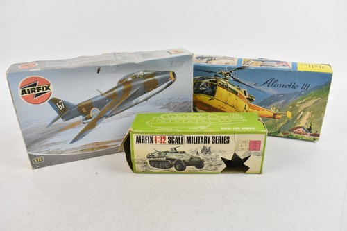 Vintage Airfix Model Kits Airfix Fighter Aircraft Military Tank ...