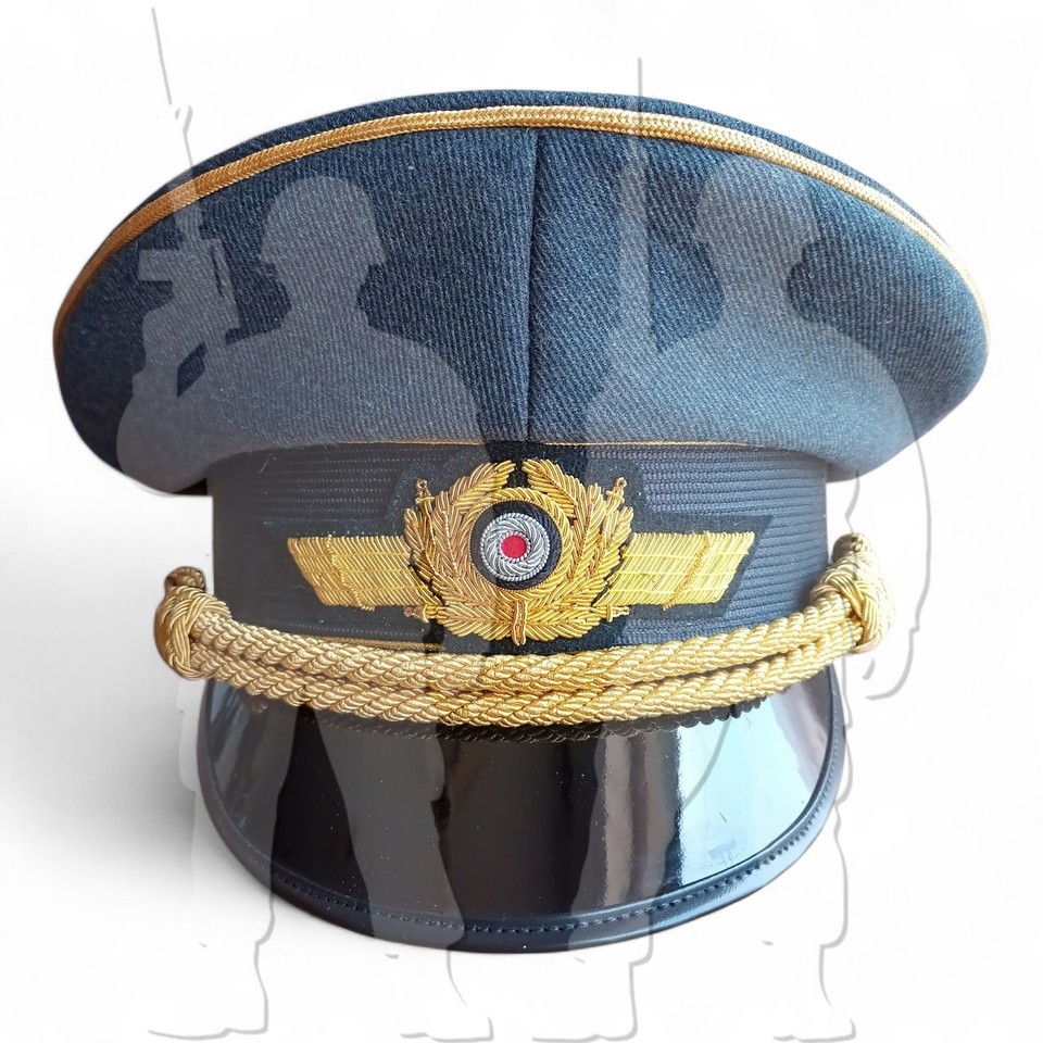 WW2 German Luftwaffe Cap Fallshirmjager Infantry Generals Visor ...