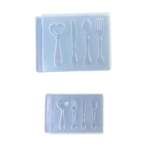 Artistic Fork And Spoon Mold Safe Silicone Tool For Creative Resin Project | eBay Australia