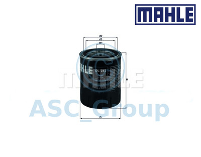 Genuine MAHLE Replacement Screw-on Engine Oil Filter OC 262 OC262 | eBay UK