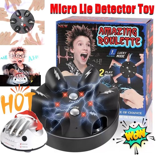 Funny Polygraph Liar Micro Electric Shock Lie Detector Test Truth Game ...