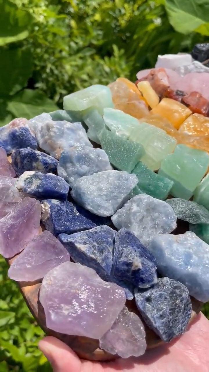 Raw Rough Natural Stones: Choose Type (Gemstone Crystal Healing ...