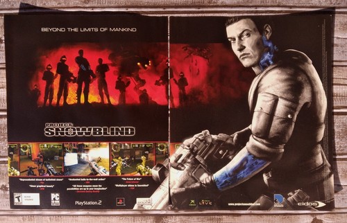 Project Snowblind PS2 Xbox 2005 Print Ad/Poster Official Video Game ...